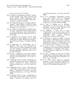 Applications of Pattern Recognition Algorithms in Agriculture: A Review ...