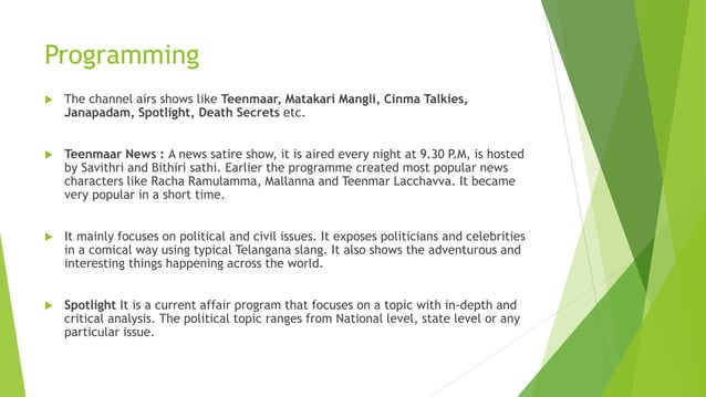 V6 news live | Telugu News Channel | PPTX | Television | Entertainment