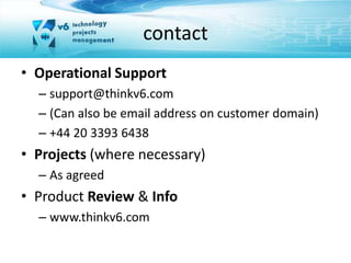 V6 Sales Slide | PPSX