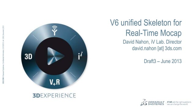 unified skeleton for real time mocap | PPT