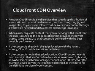 Aws overview part 1(iam and storage services) | PPTX | Cloud Computing | Internet