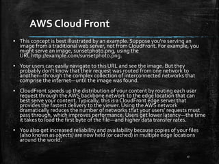 Aws overview part 1(iam and storage services) | PPTX | Cloud Computing | Internet