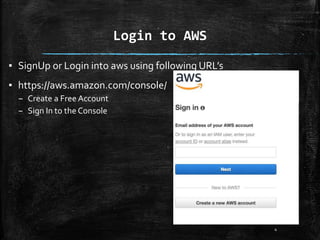 Aws overview part 1(iam and storage services) | PPTX | Cloud Computing | Internet