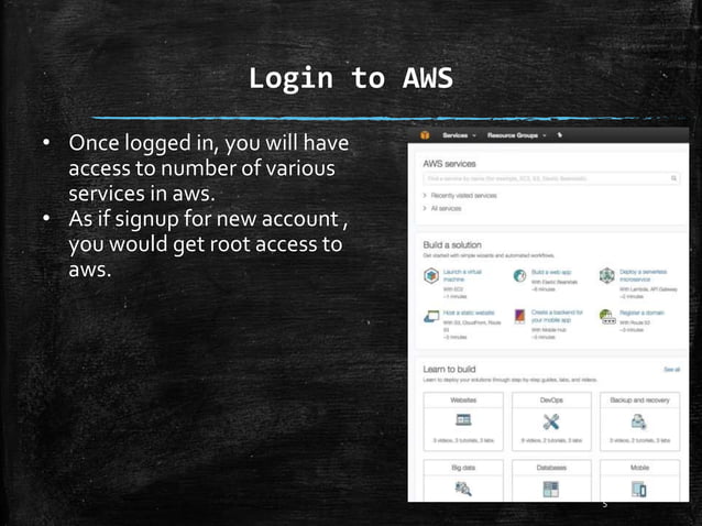 Aws overview part 1(iam and storage services) | PPTX | Cloud Computing | Internet