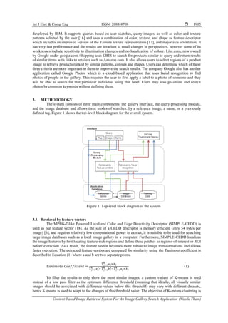 Content-based Image Retrieval System for an Image Gallery Search Application | PDF