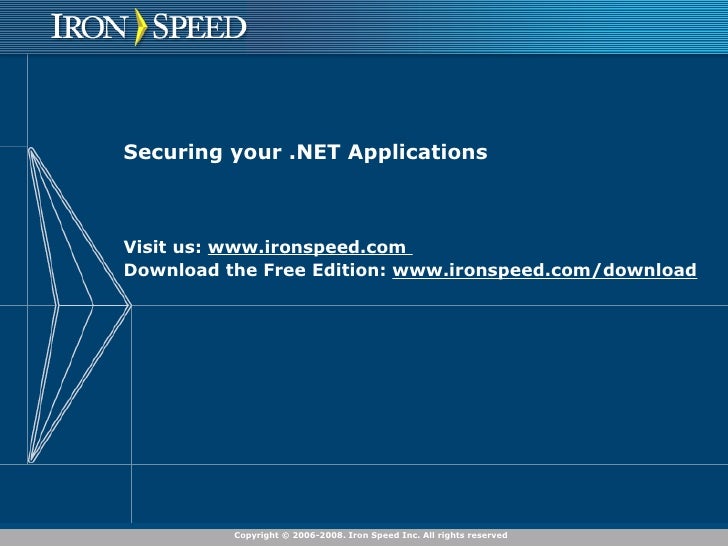Securing Your Application