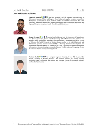 Towards a new hybrid approach for building document oriented data wareh | PDF