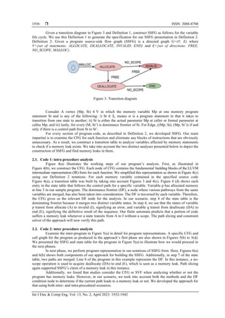 Efficient and linear static approach for finding the memory leak in C | PDF
