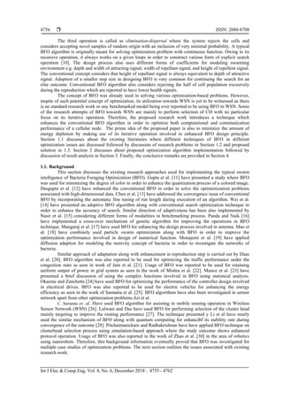 Novel Bacteria Foraging Optimization for Energy-efficient Communication in Wireless Sensor ...