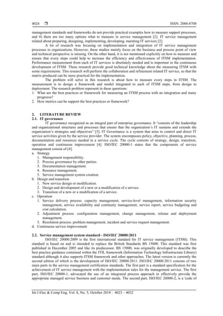 IT Service Management System Measurement using ISO20000-1 and ISO15504 ...