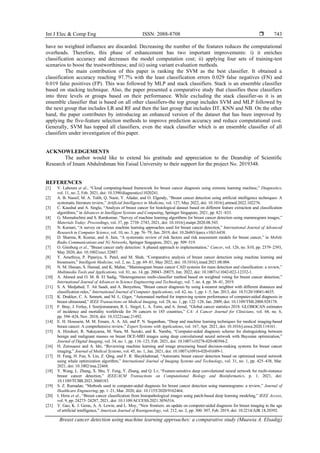 Breast cancer detection using machine learning approaches: a ...