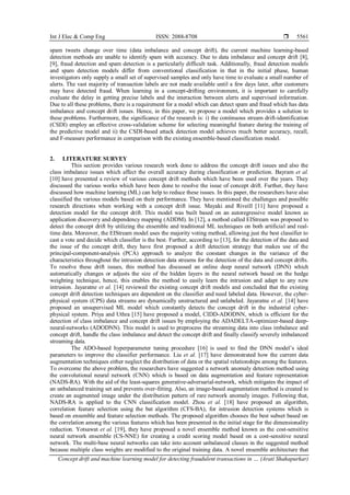 Concept drift and machine learning model for detecting fraudulent ...