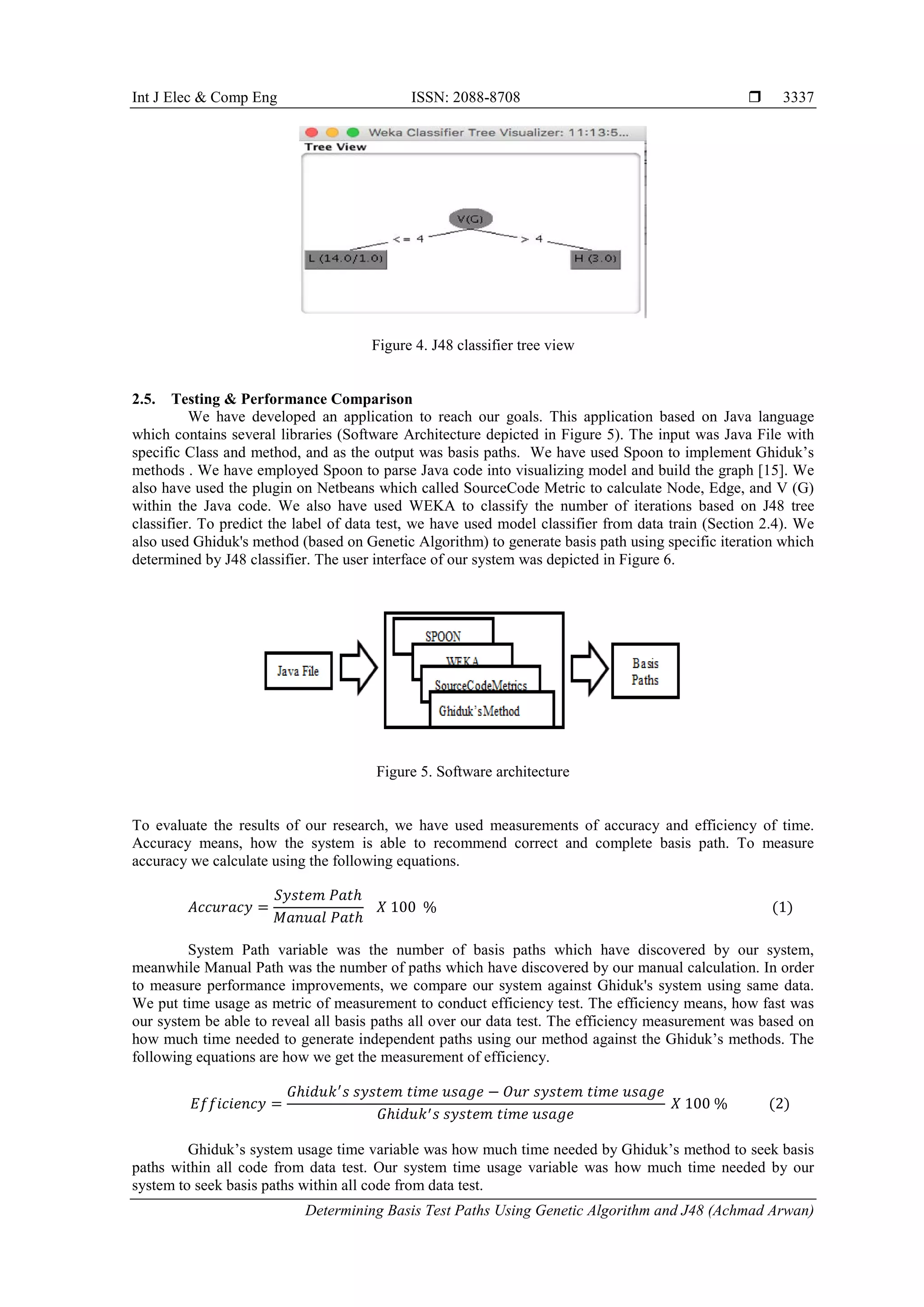 Determining Basis Test Paths Using Genetic Algorithm And J48 Pdf