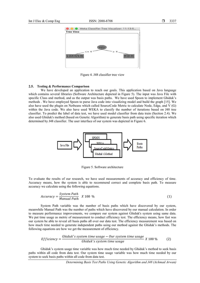 Determining Basis Test Paths Using Genetic Algorithm And J48 Pdf 3632