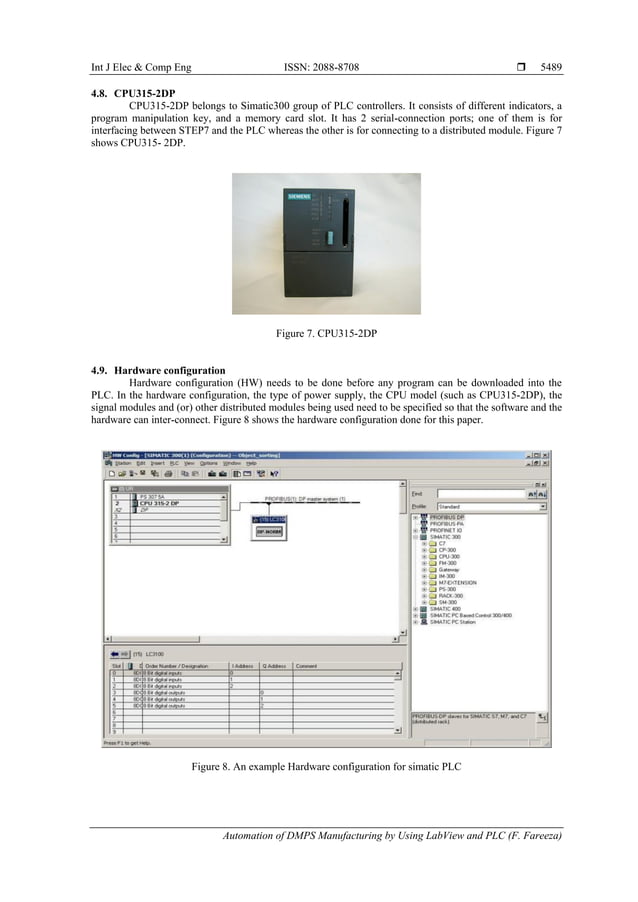 Automation of DMPS Manufacturing by Using LabView and PLC | PDF