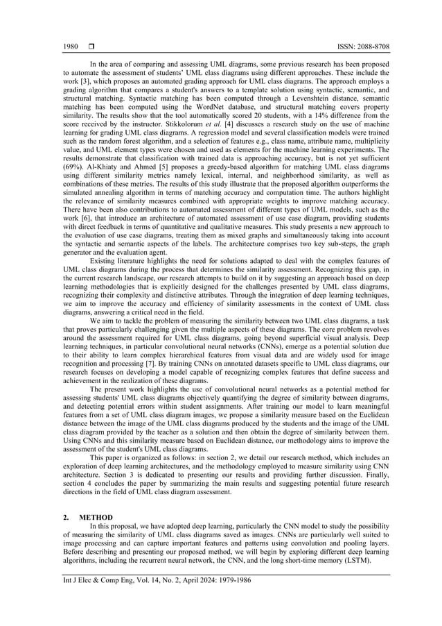 Proposal of a similarity measure for unified modeling language class diagram images using ...