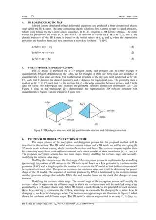 Multi-level encryption for 3D mesh model based on 3D Lorenz chaotic map and random number ...