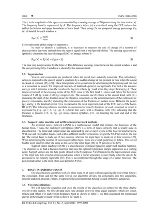 Characterization of Arabic sibilant consonants | PDF