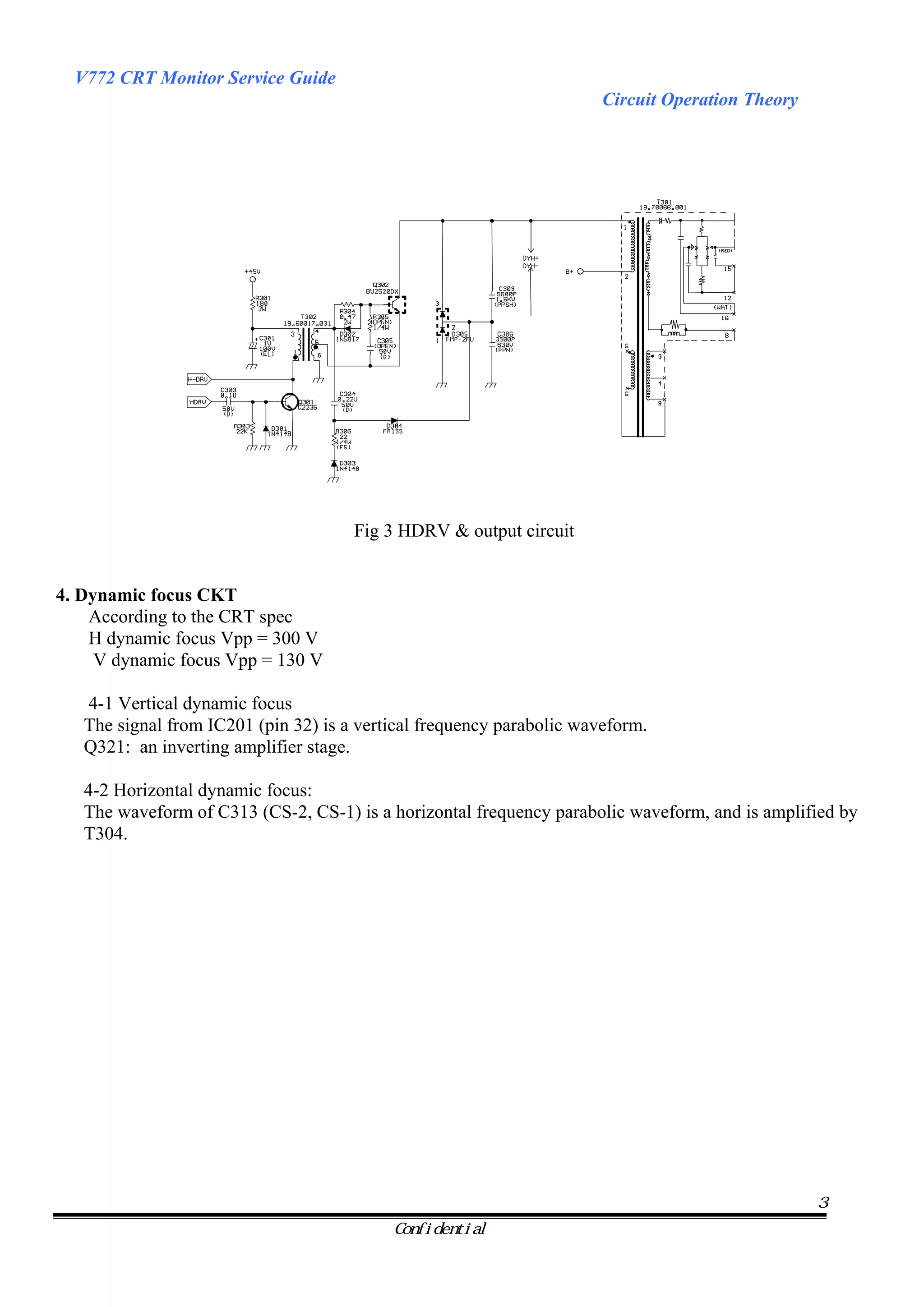 V772 circuit operation theory | PDF