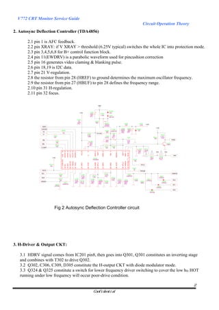 V772 circuit operation theory | PDF | Computer Peripherals | Computing