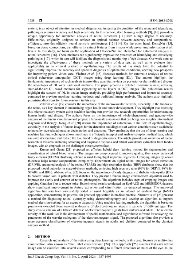 Application of deep learning methods for automated analysis of retinal structures in ...