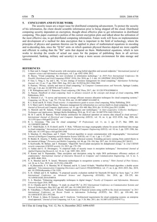 Proposed system for data security in distributed computing in using triple data encryption ...