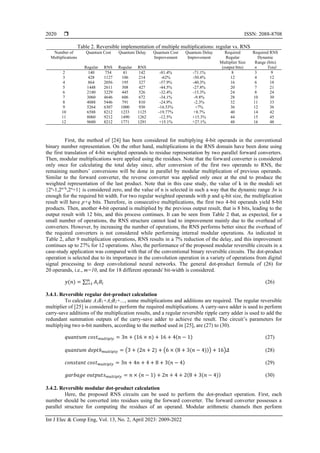 The use of reversible logic gates in the design of residue number ...