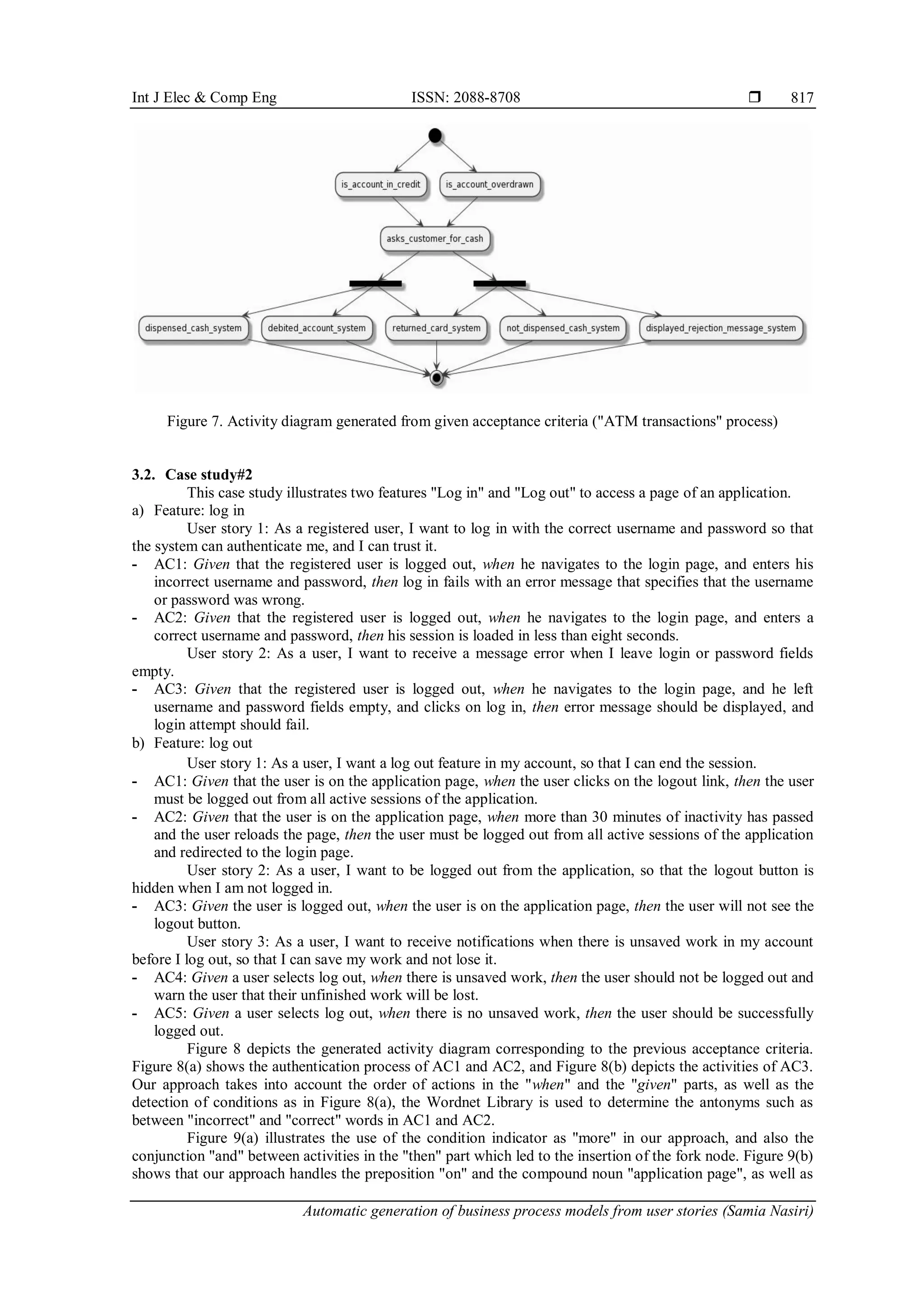 Automatic generation of business process models from user stories | PDF