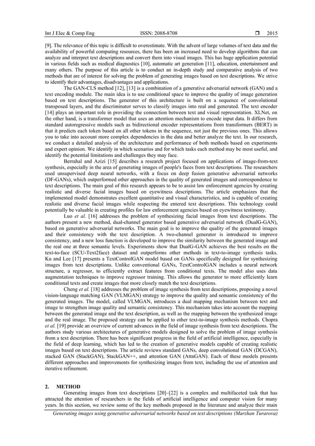Generating images using generative adversarial networks based on text descriptions | PDF