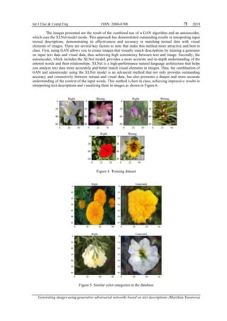 Generating images using generative adversarial networks based on text descriptions | PDF