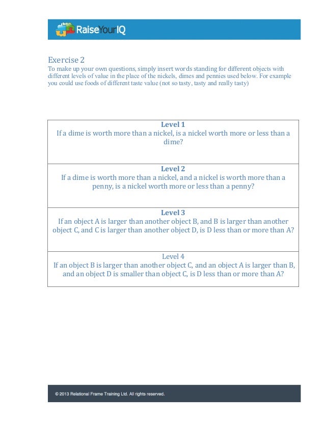 Brain training free exercises