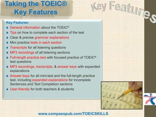 Taking the TOEIC® | PPTX