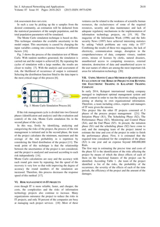 The use of Monte Carlo simulation in quantitative risk assessment of IT ...