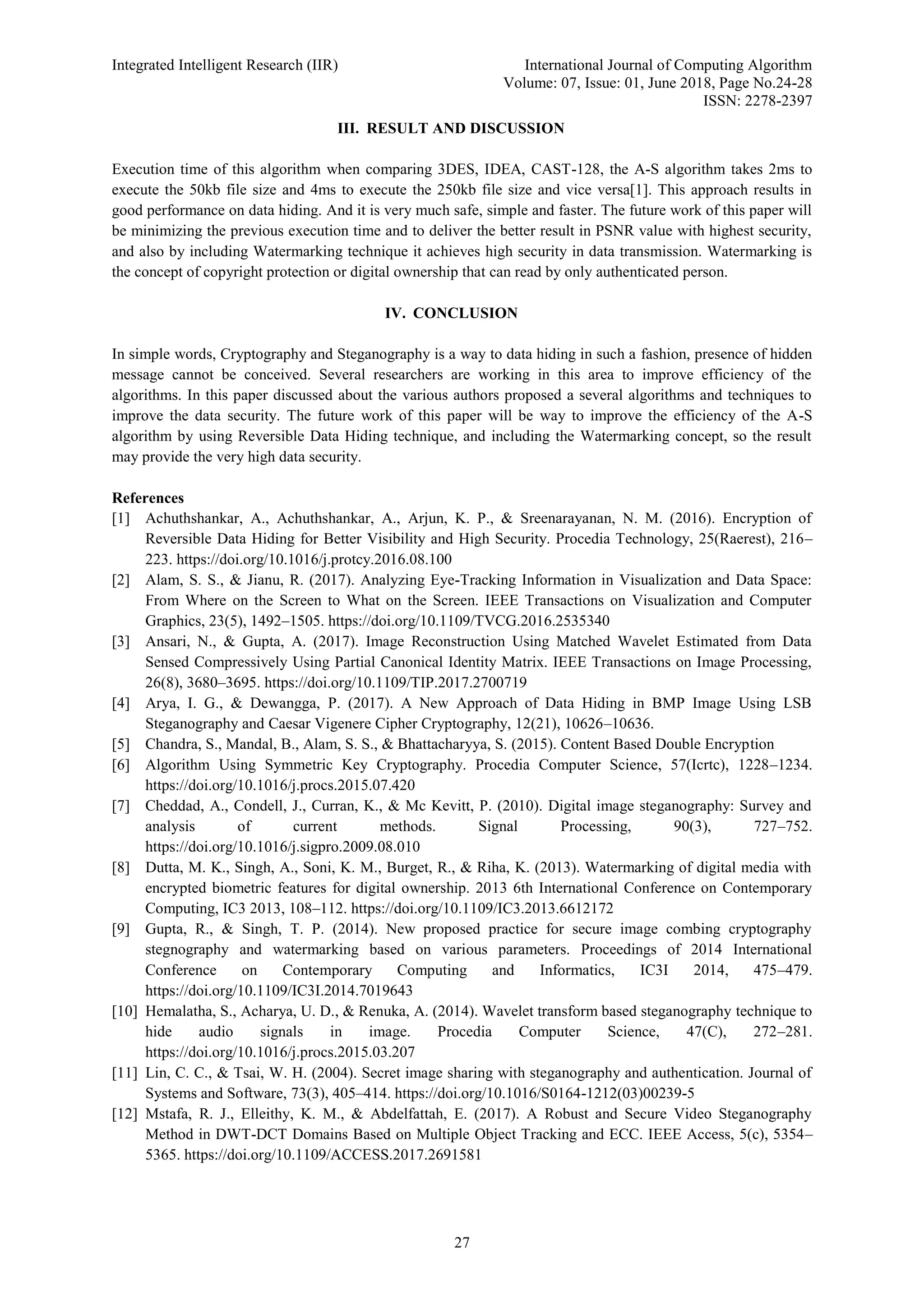 A Review on - Data Hiding using Cryptography and Steganography | DOCX