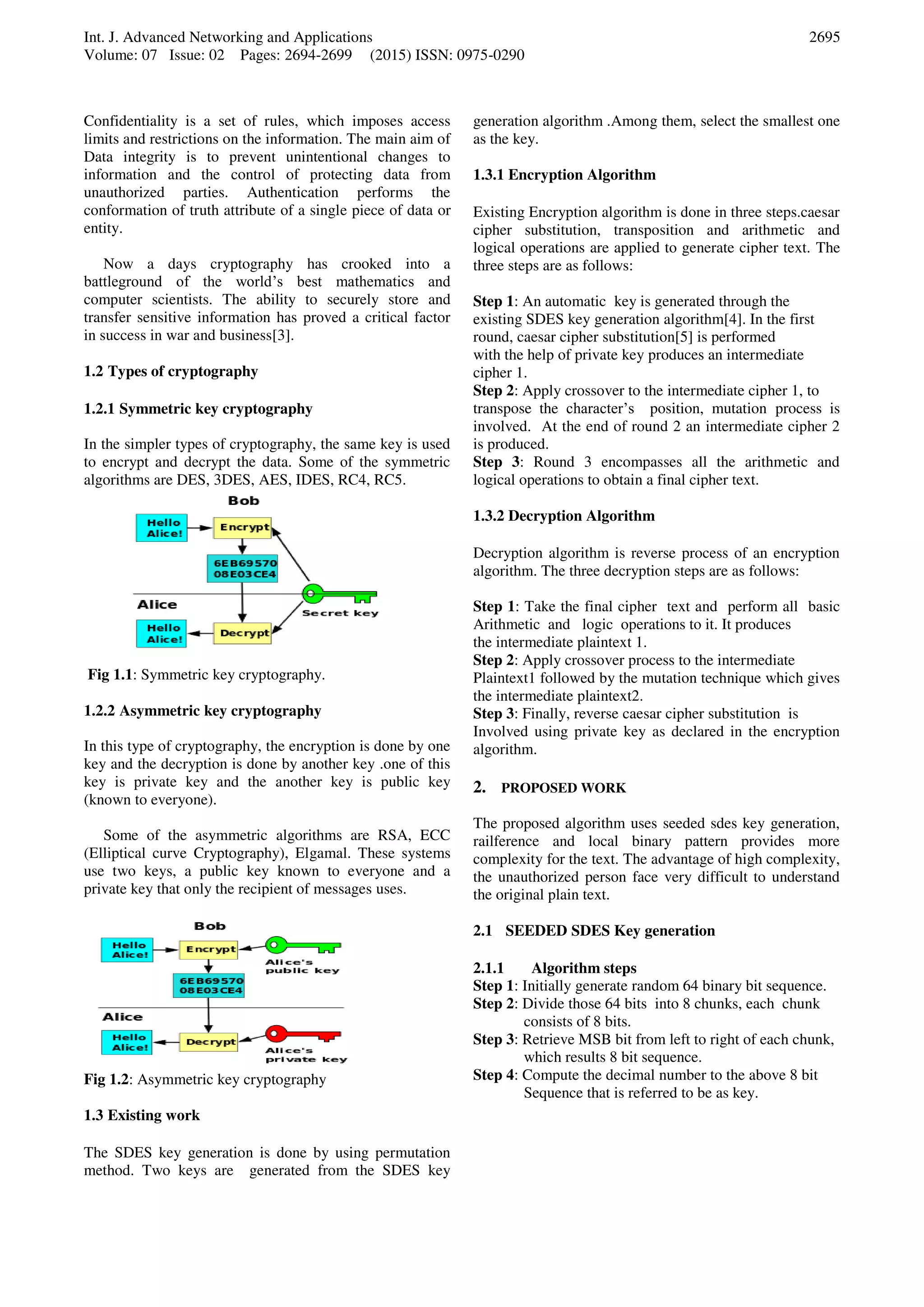 Multi Stage Encryption Using Seeded Sdes Pdf