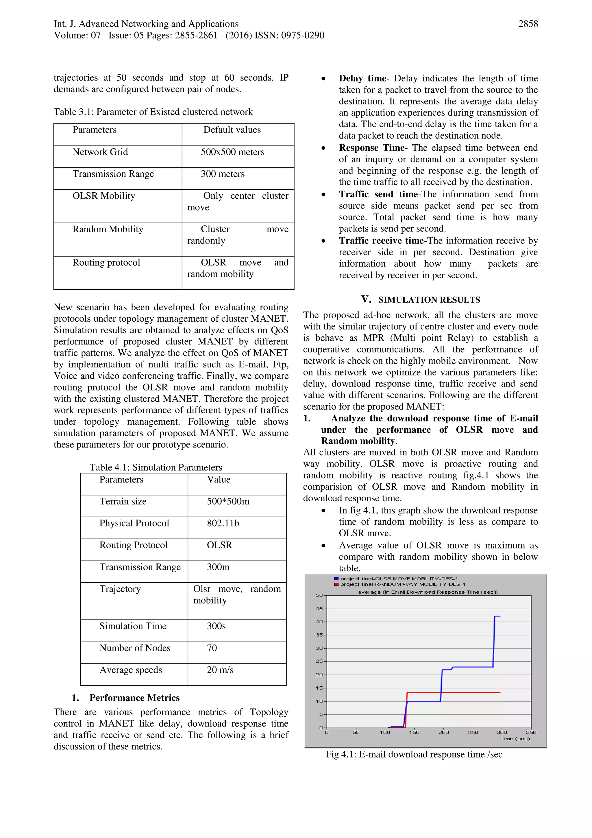 Performance Comparison of Different Mobility Model on Topology Managed MANET | PDF