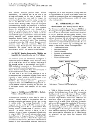 Performance Comparison of Different Mobility Model on Topology Managed MANET | PDF
