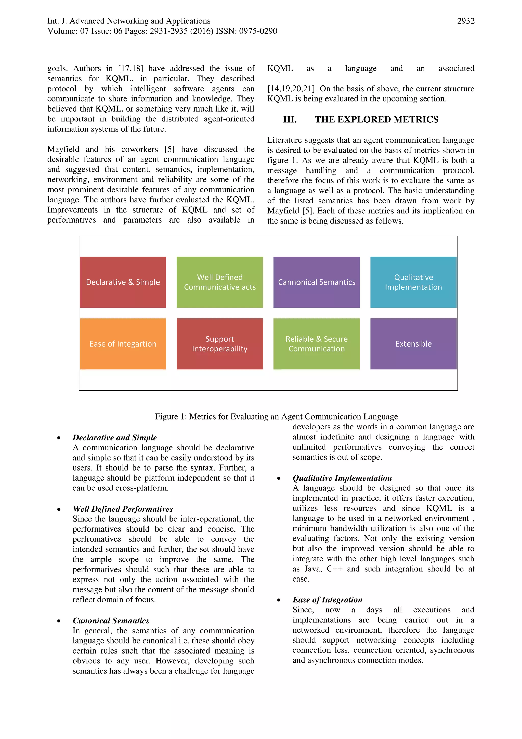 Assessment of KQML Improved | PDF