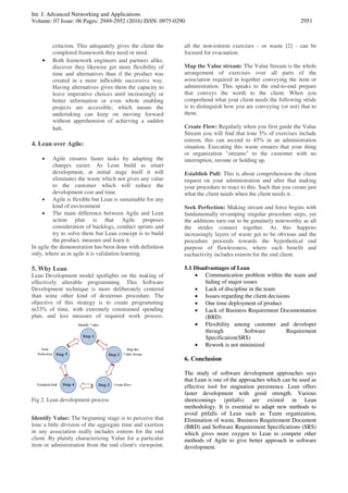 Lean as Agile methodology – A Study | PDF