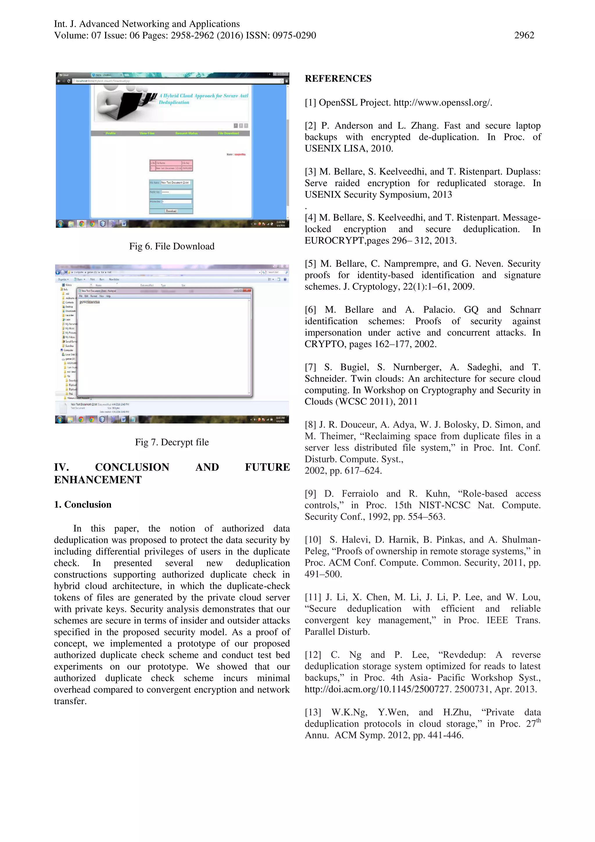 Secure Authorised De-duplication using Convergent Encryption Technique ... Secure Authorised De-duplication using Convergent Encryption Technique ...