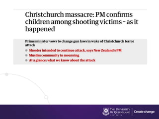 Mass Casualty & Terrorism by Professor Mark Midwinter | PPT