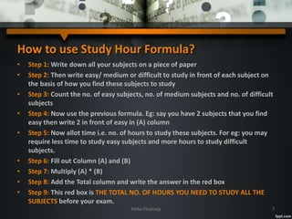 Exam preparation ( How to Study for Exams) | PPSX
