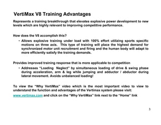 V8 Speed & Vertical Training Program 2 14 11 | PPT