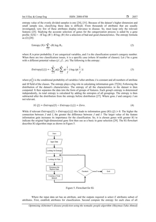 Optimizing Alzheimer's disease prediction using the nomadic people algorithm | PDF