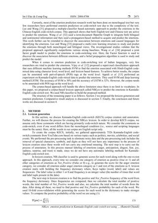 NBLex: emotion prediction in Kannada-English code-switchtext using ...