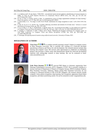 Recognition of music symbol notation using convolutional neural network ...