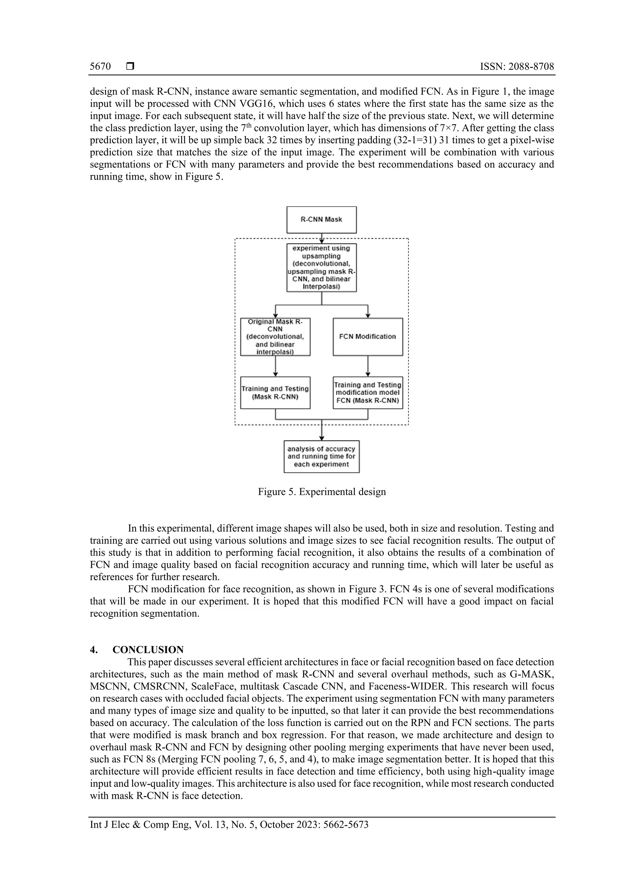 Face recognition for occluded face with mask region convolutional neural network and fully ...
