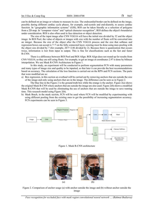 Face recognition for occluded face with mask region convolutional neural network and fully ...
