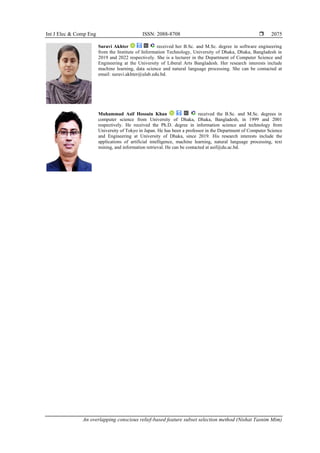 An overlapping conscious relief-based feature subset selection method | PDF | Photo Editing ...