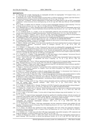 Hybrid information security system via combination of compression, cryptography, and image ...